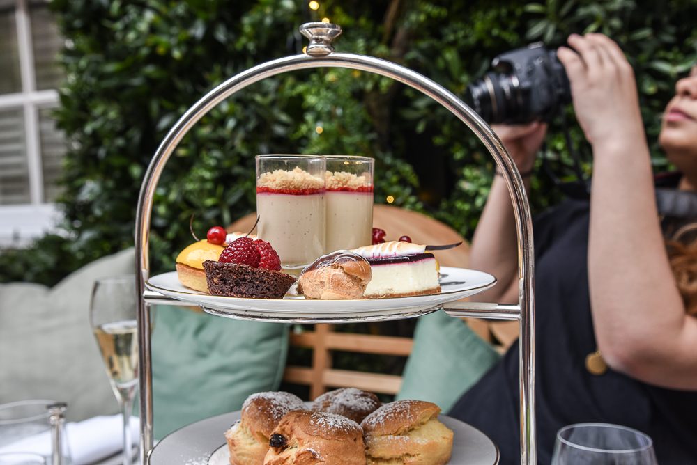 A Sunny Day and Afternoon Tea on Dalloway Terrace - SilverSpoon London